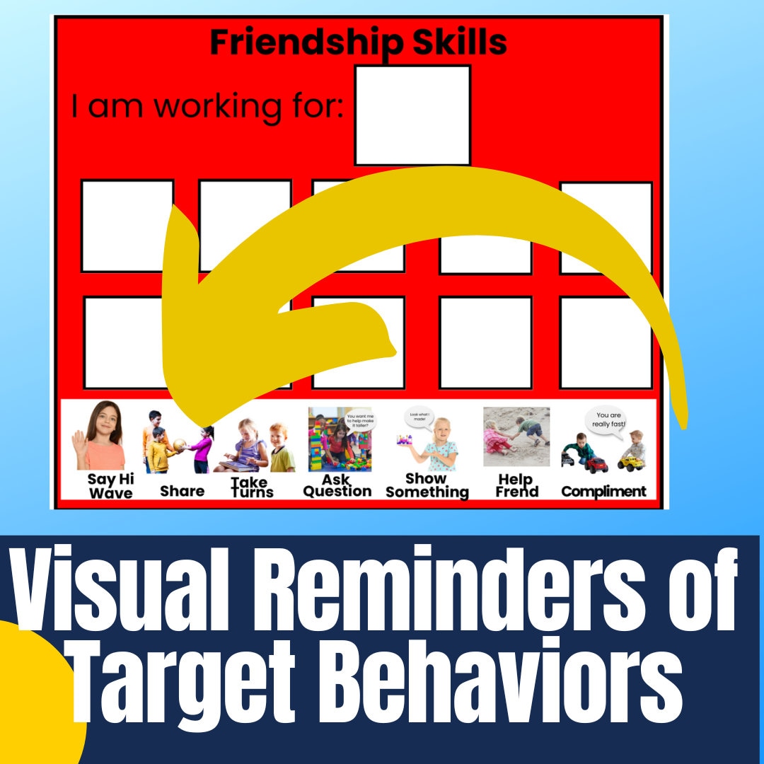 Friendship Skills Token Boards Autism Positive Behavioral Support With ...