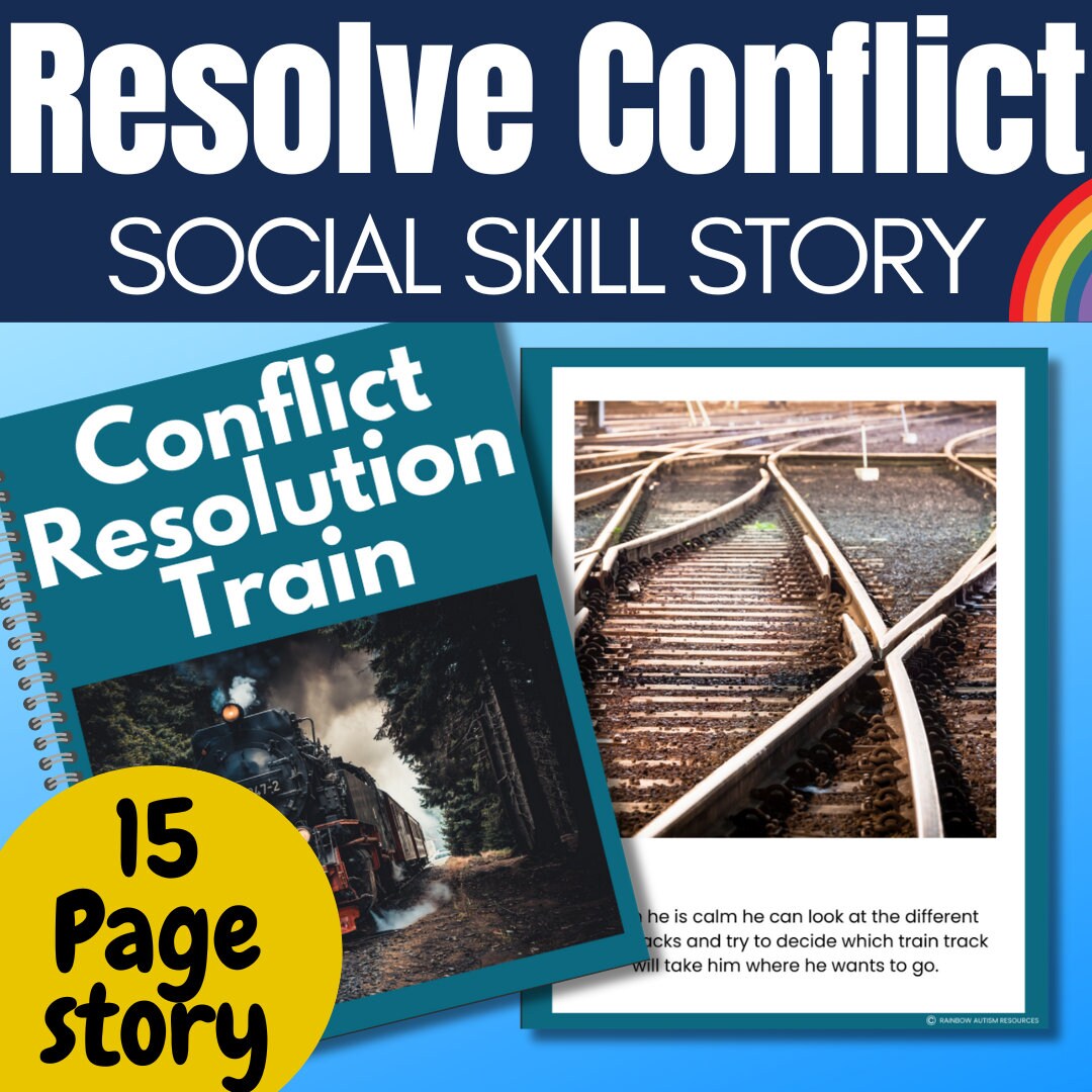 Conflict Resolution Social Story for Resolving Conflict Ideal for ...