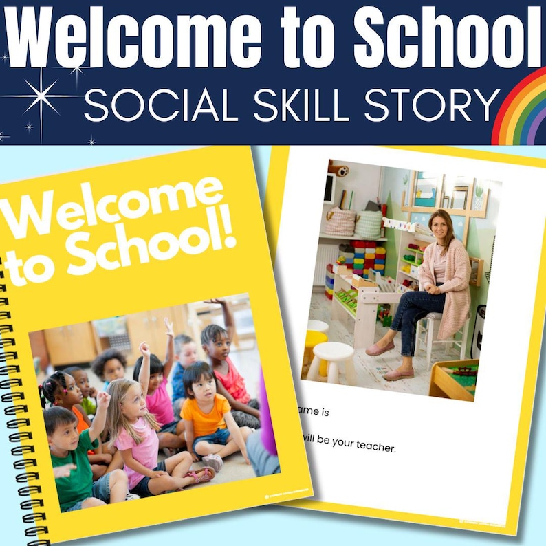 Editable Back to School Social Story for Preschool & Kindergarten ...