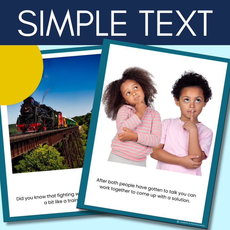 Conflict Resolution Social Story for Resolving Conflict Ideal for ...
