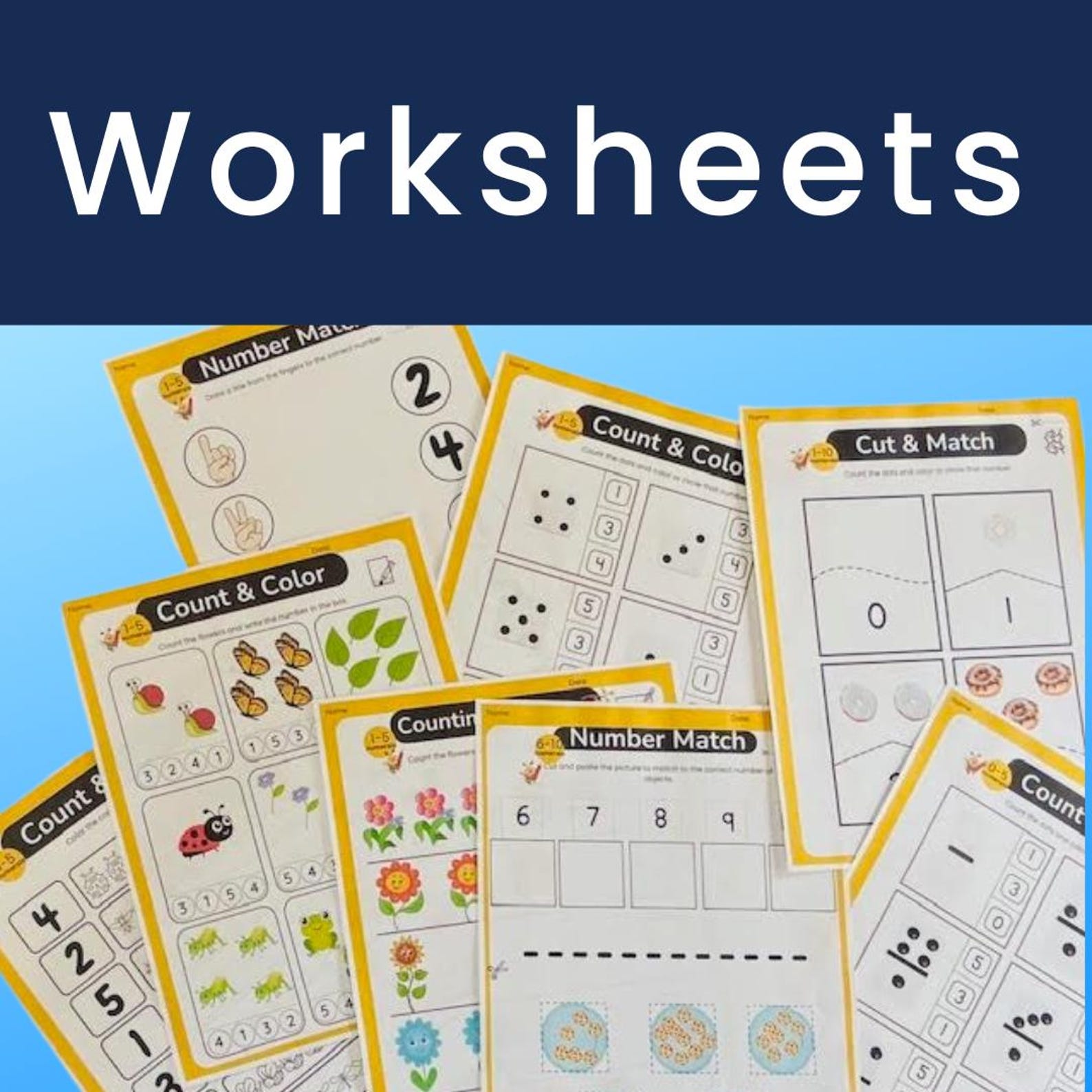 Counting 1-10 Bundle Aligned With ABLLS R8 Match Number to Amount of ...