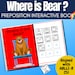 Where is Bear Preposition Interactive Book Adapted Book for Autism ...