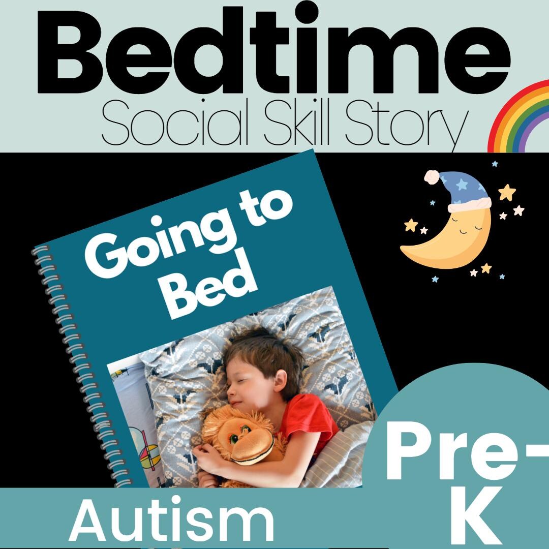 Going to Bed Social Skills Story for Overcoming Bedtime Resistance - Etsy