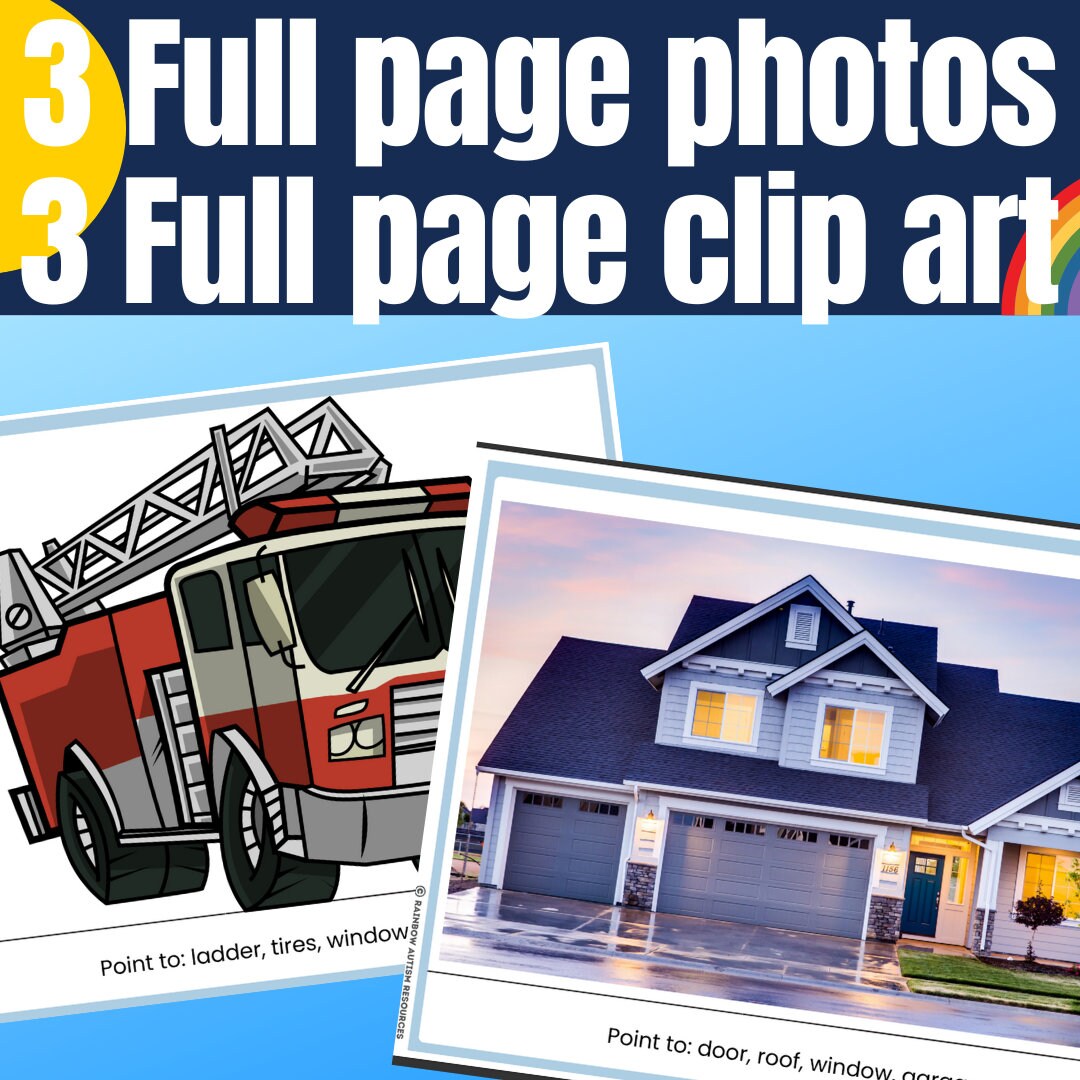 ABLLS-R C23 G12 Picture Cards: Object Parts Learning Resource - Etsy