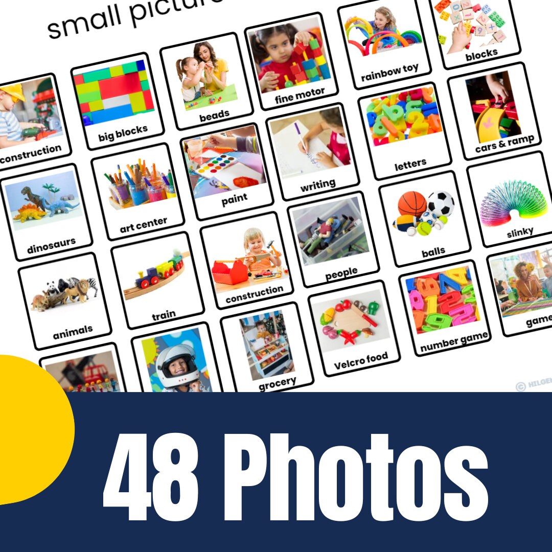 Editable Autism Play Skills Visual Schedule: Preschool Activity Cards ...