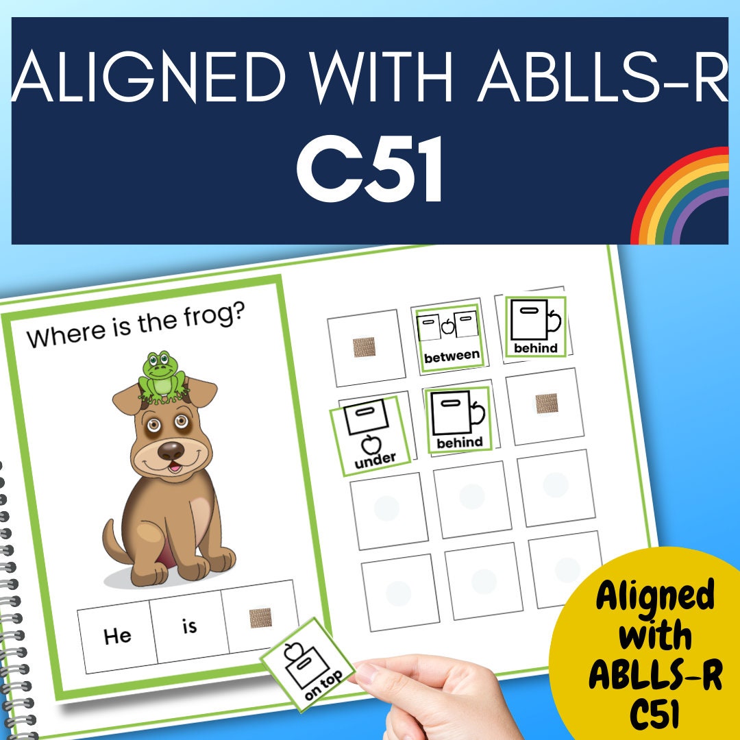 Where is Frog Preposition Interactive Book Adapted Book for Autism ...
