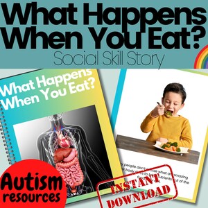 What Happens When You Eat Social Skills Story About Digestion - Etsy