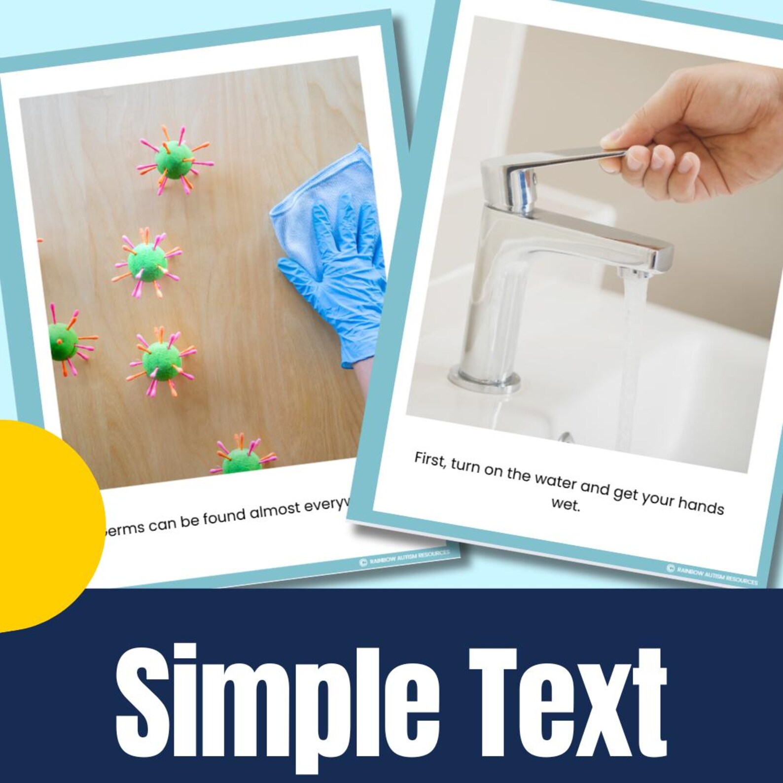 Washing Hands Social Story to Encourage Handwashing Printable Download ...
