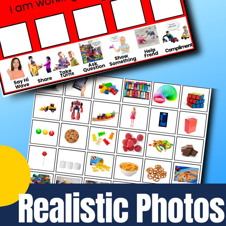 Friendship Skills Token Boards Autism Positive Behavioral Support With ...