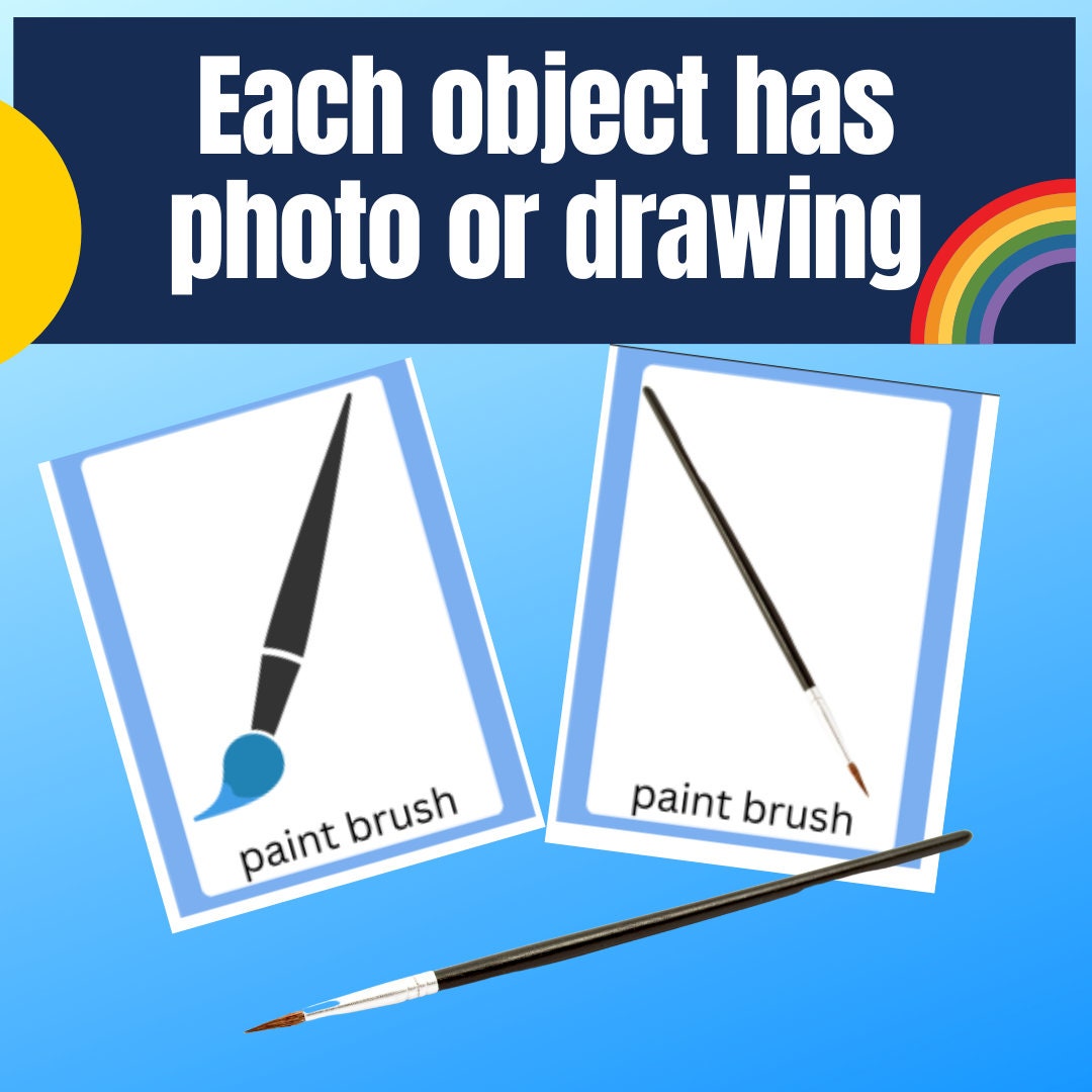 Match Object to Picture Cards for ABA Autism ABLLS-R B4 & B6 With ...