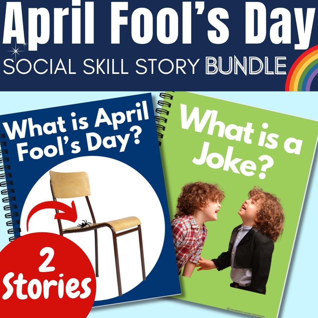 April Fools Day & Jokes Social Story Bundle for Autism Special Ed SEL ...