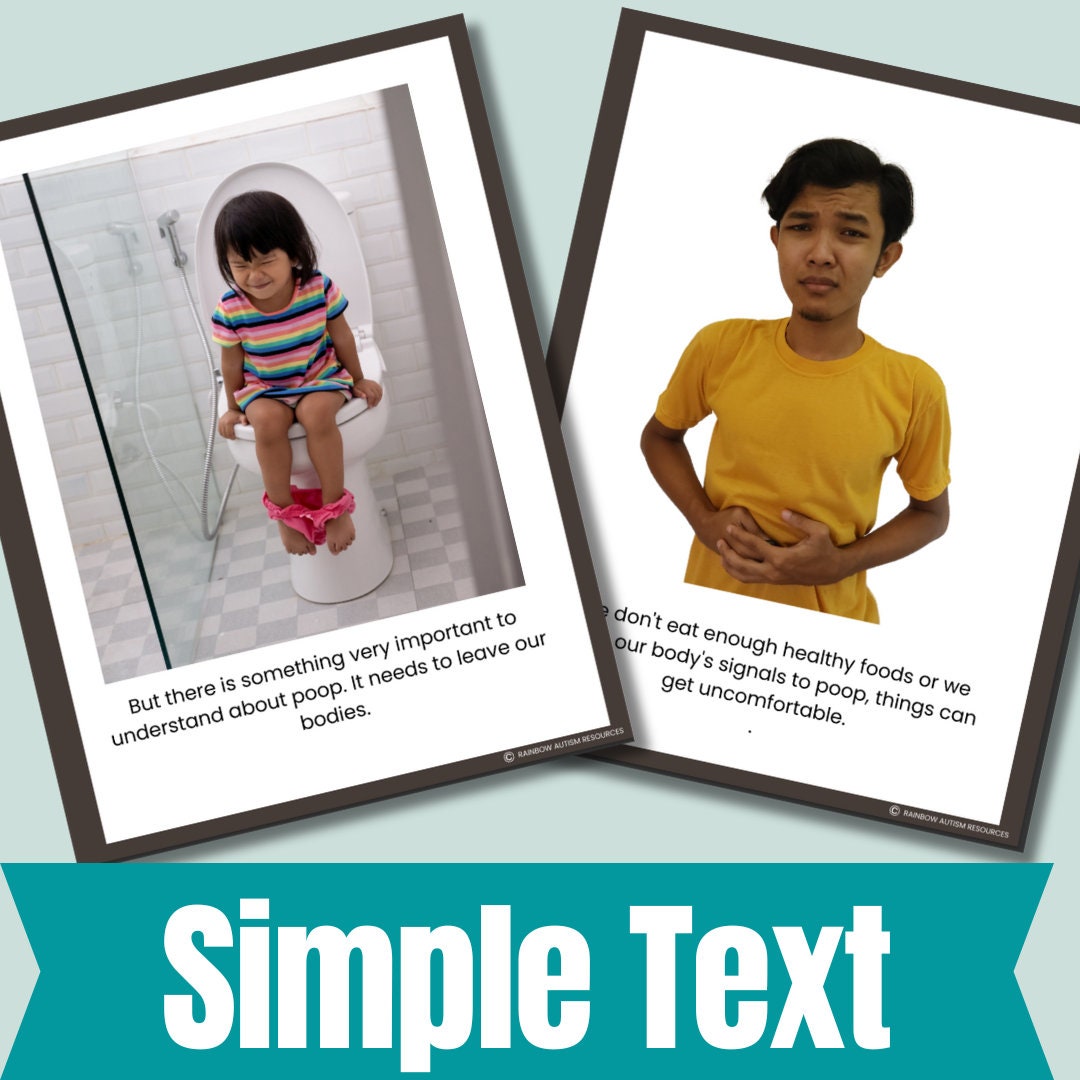 Why Do I Need to Poop Autism Social Story for Stool Withholding Fear of ...