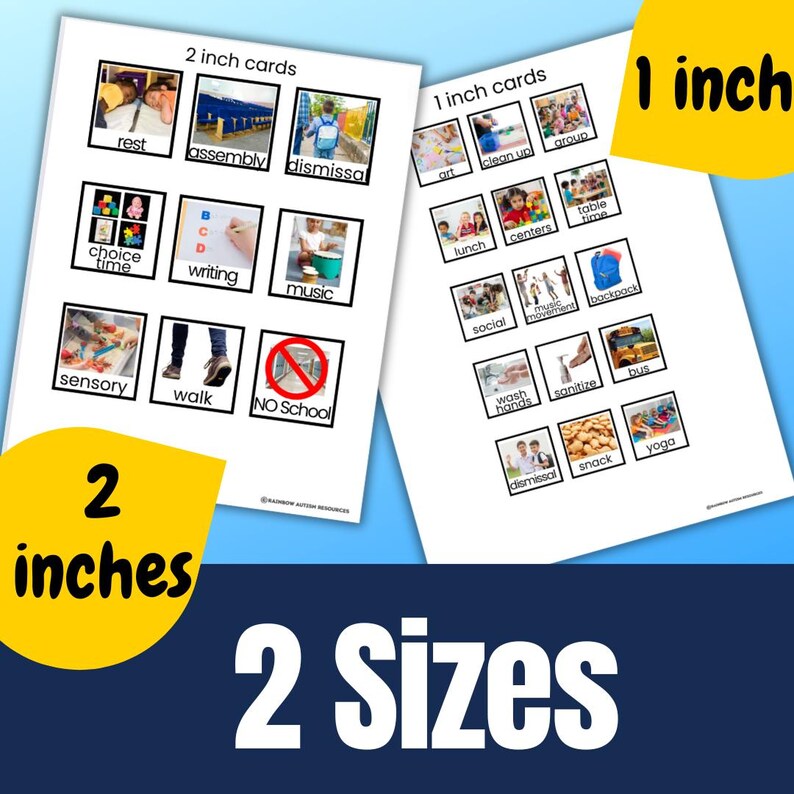 Autism Visual Schedule for Preschool or Special Education With Photos ...