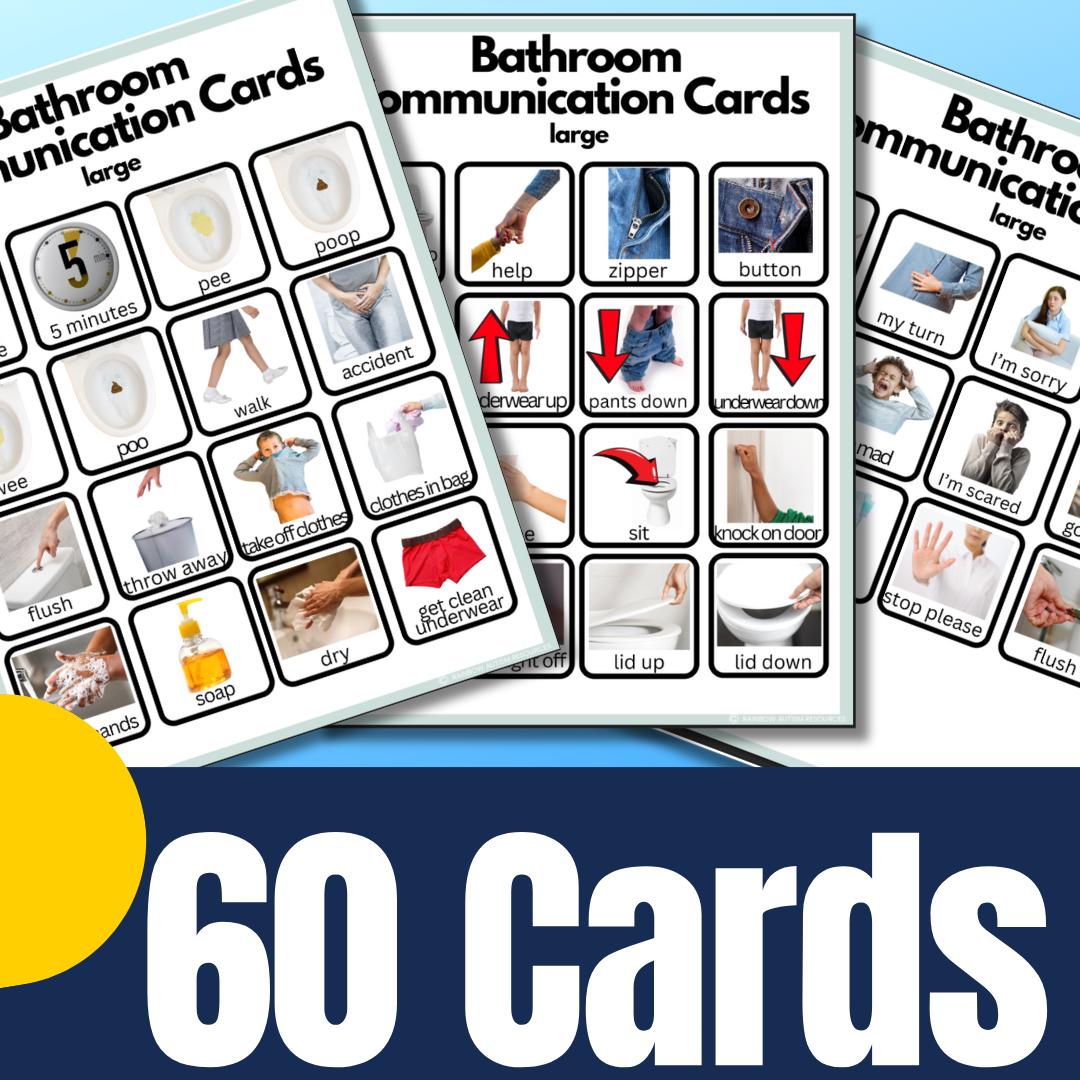 Autism Potty Training Visual Supports | Real Photo PECS Communication ...