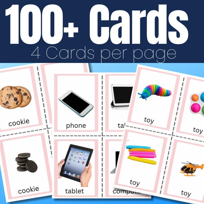 Label Reinforcers Speech Flashcards Aligned With ABLLS-R G1 Photos of ...