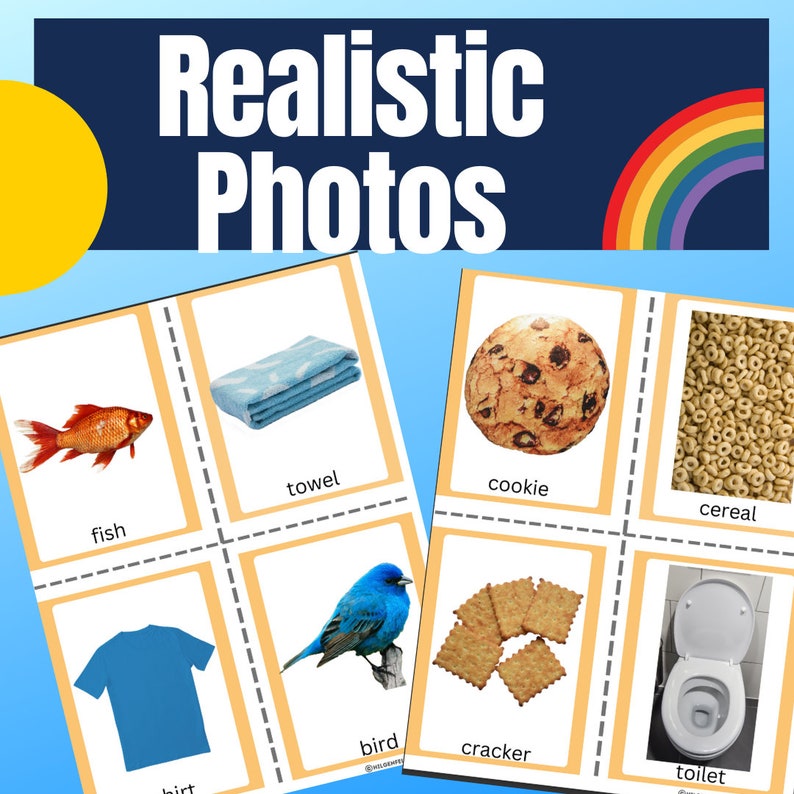 Common Object Picture Cards for Speech Therapy ABA Autism ABLLS-R C14 ...