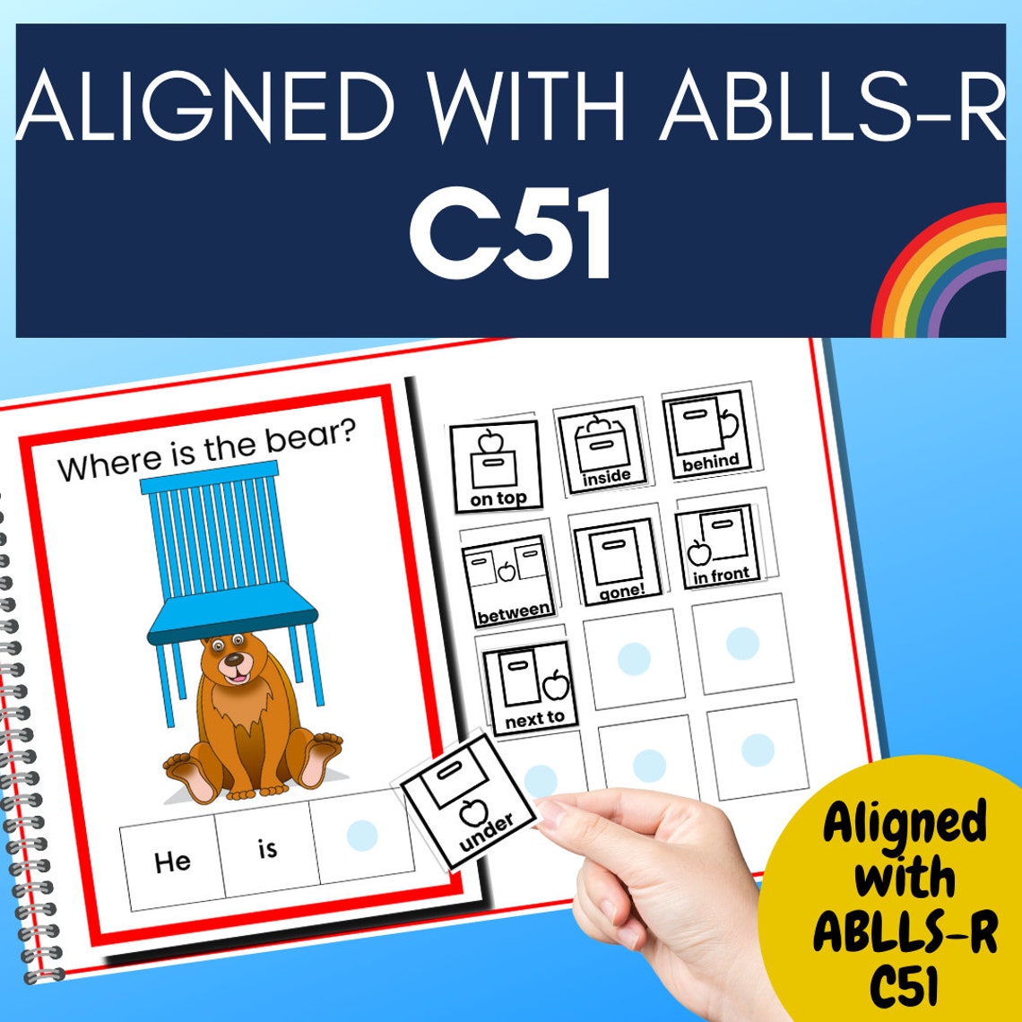 Where is Bear Preposition Interactive Book Adapted Book for Autism ...