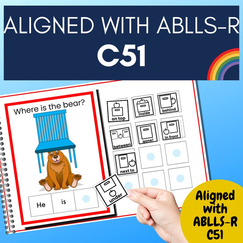 Where is Bear Preposition Interactive Book Adapted Book for Autism ...
