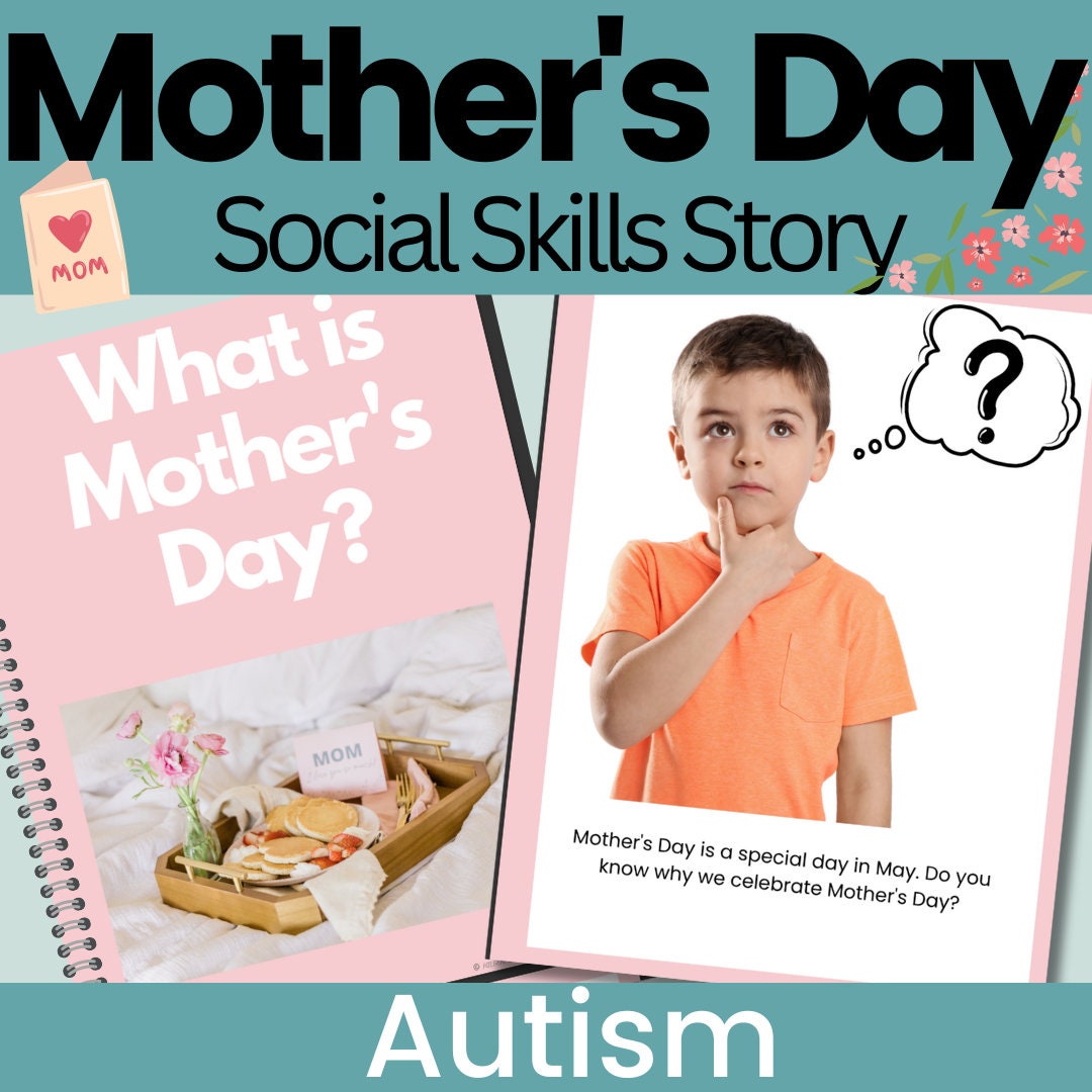 Mother's Day Autism Social Skills Story - Etsy