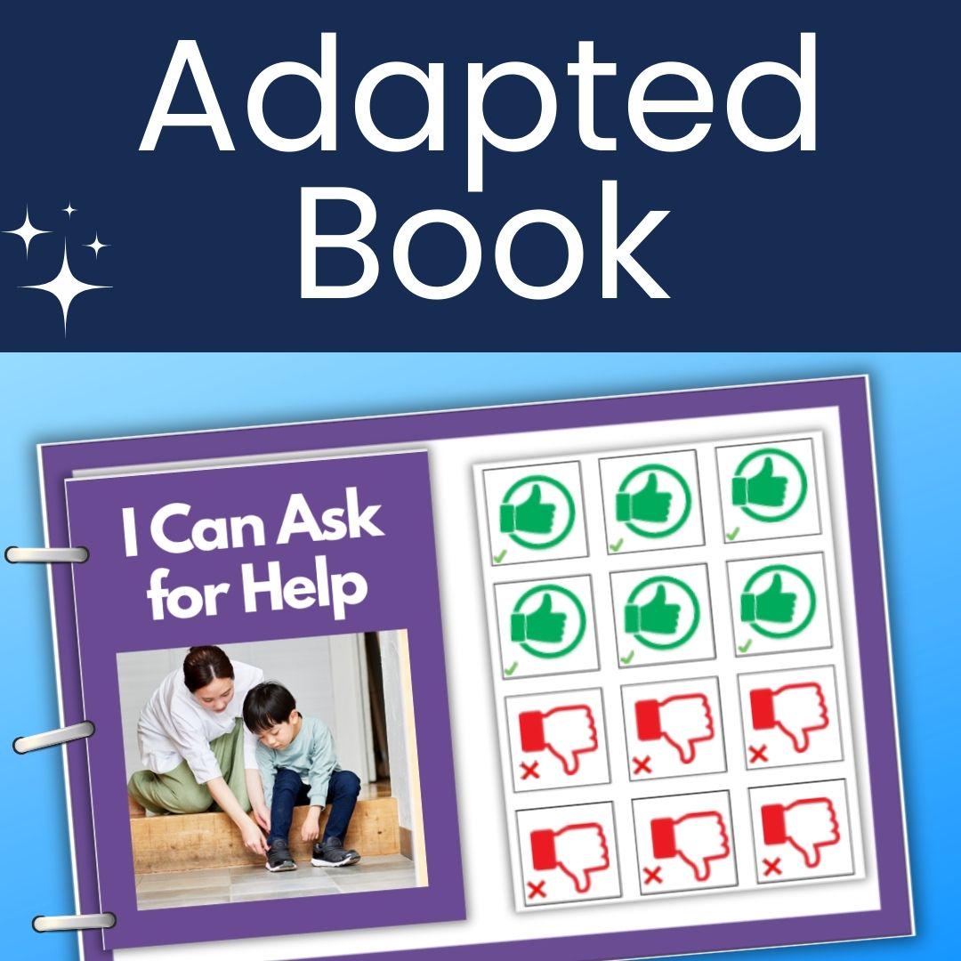 Asking for Help Autism SEL Bundle Preschool Social Story & Activities ...