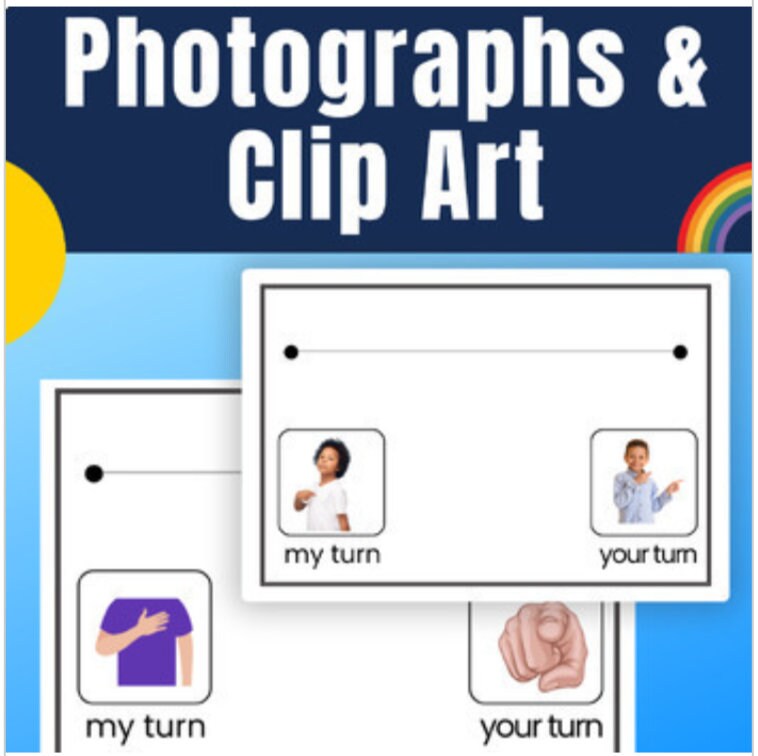Taking Turns Autism Visual Supports to Teach Turn Taking - Etsy