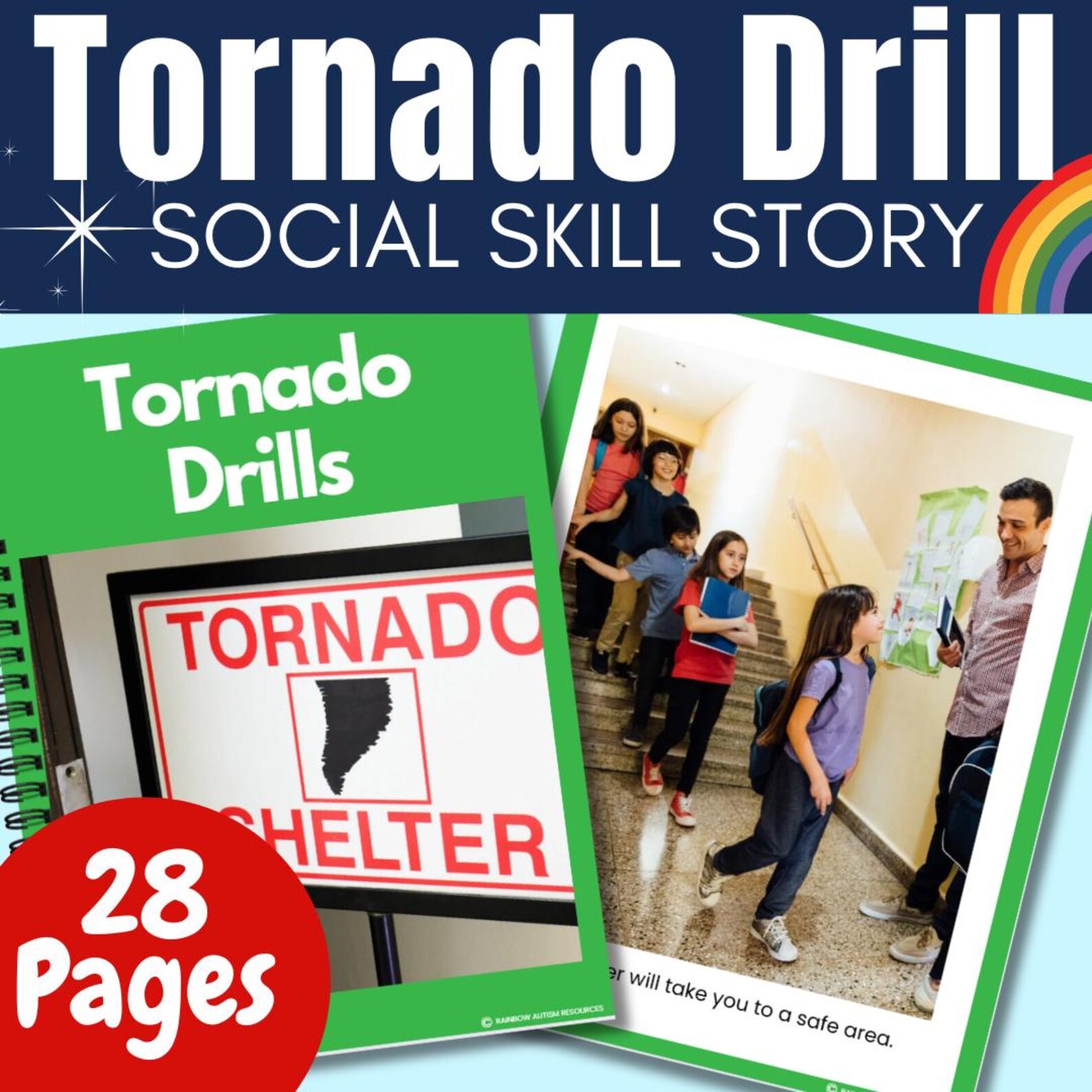 Safety Drill Social Story Bundle Lockdown Earthquake Tornado & Fire ...