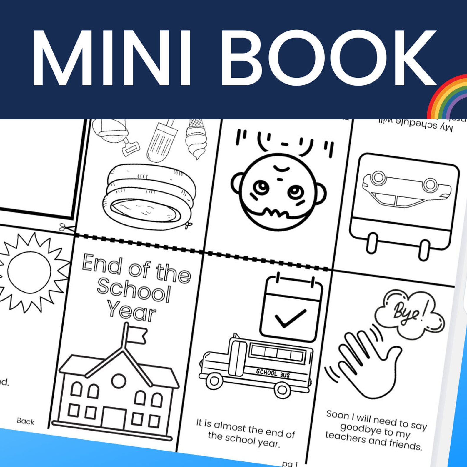 Autism Summer Visual Schedule & End of School Social Story Bundle ...