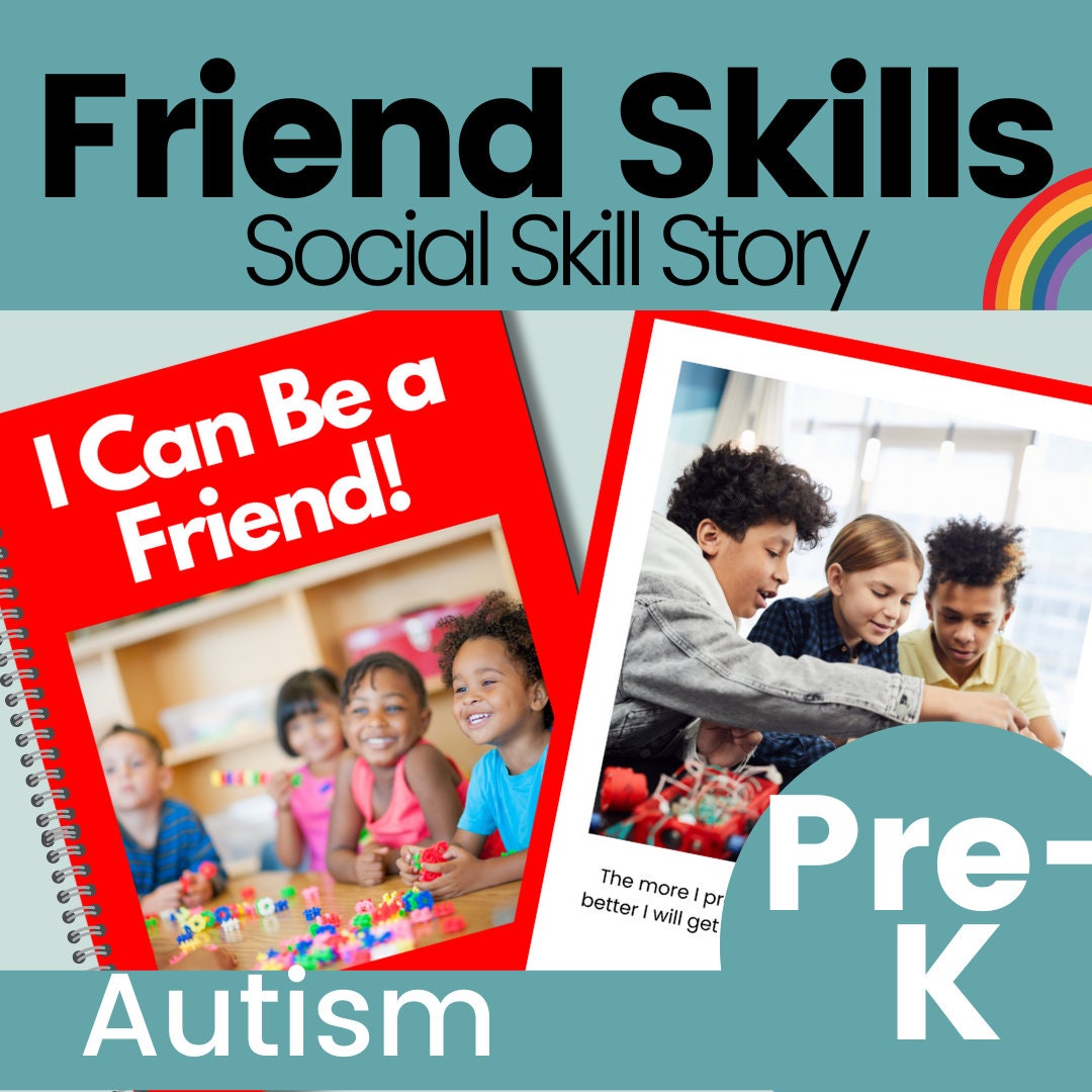 Being a Good Friend Autism Social Skill Story How to Be a Friend Social ...