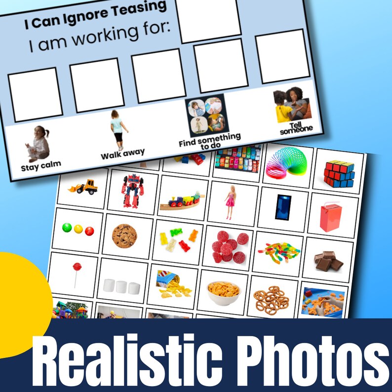 Ignoring Teasing Bundle Autism Social Skill Story & Token Board Reward ...