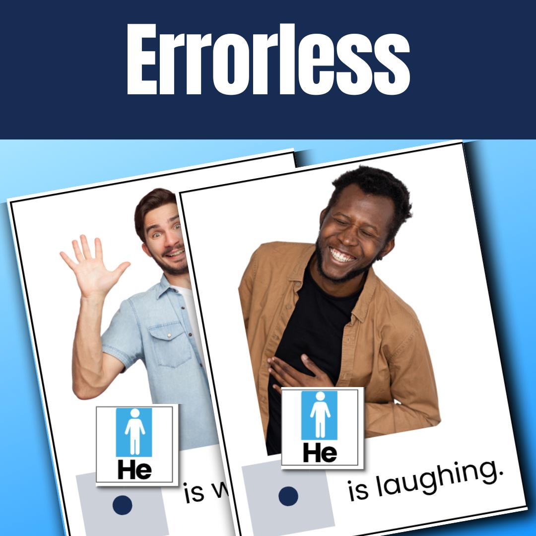 He Pronoun Adapted Book Errorless Aligned W ABLLS-R C52 G37 Label & ID ...
