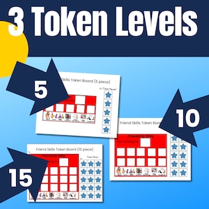Friendship Skills Token Boards Autism Positive Behavioral Support With ...