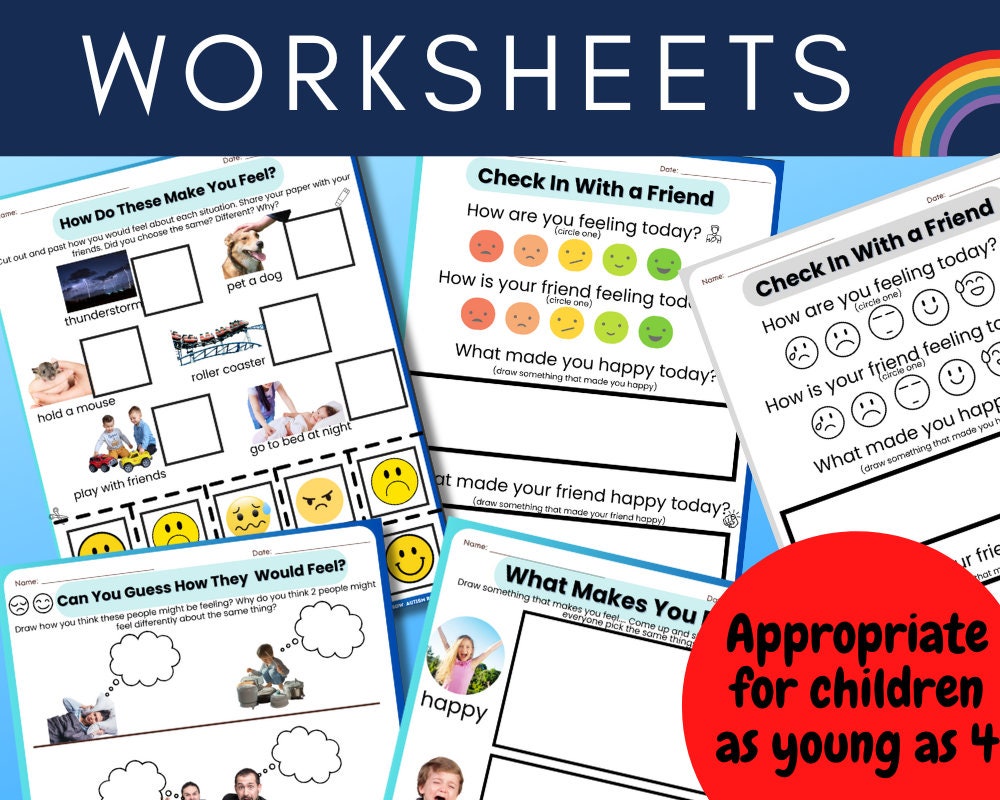 Kindness Worksheets & Activities for Autism Social Skills - Etsy