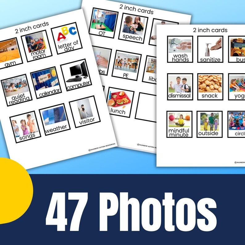 Editable Kindergarten Preschool Autism Visual Schedule Special ...