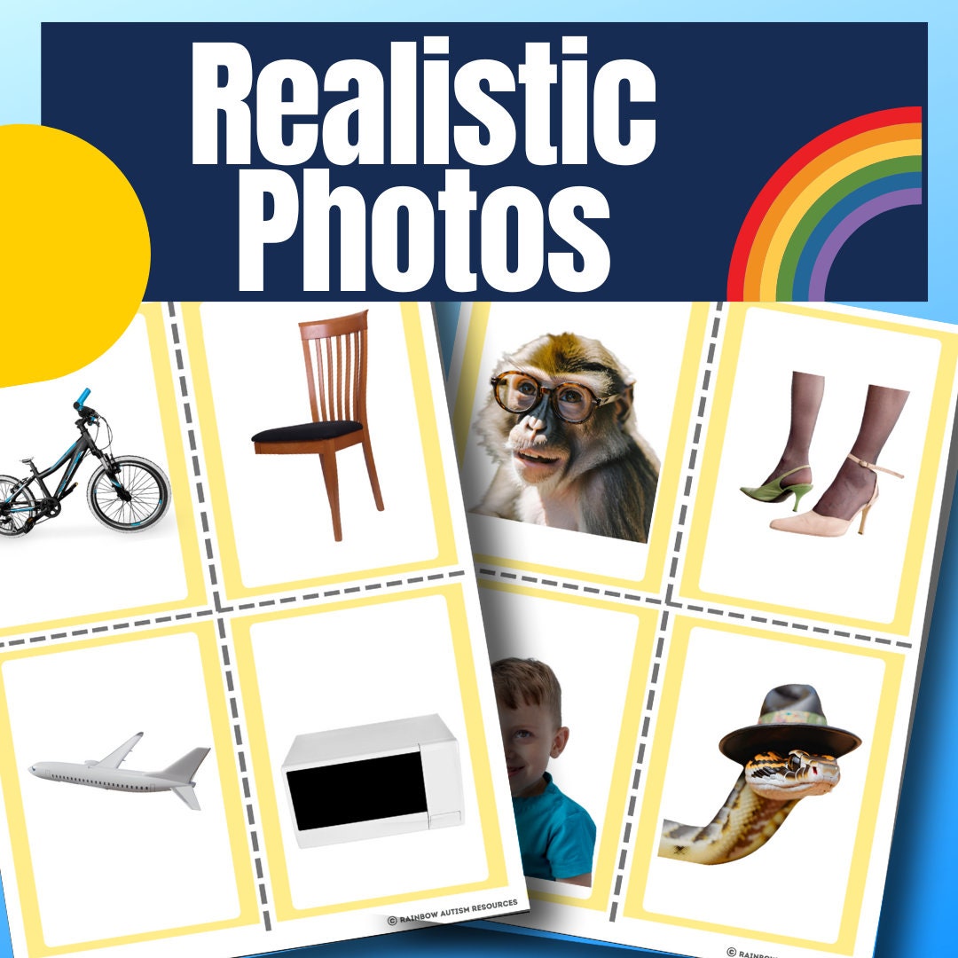 What is Missing? Photo Picture Flashcards Aligned With ABLLS-R Aligned ...