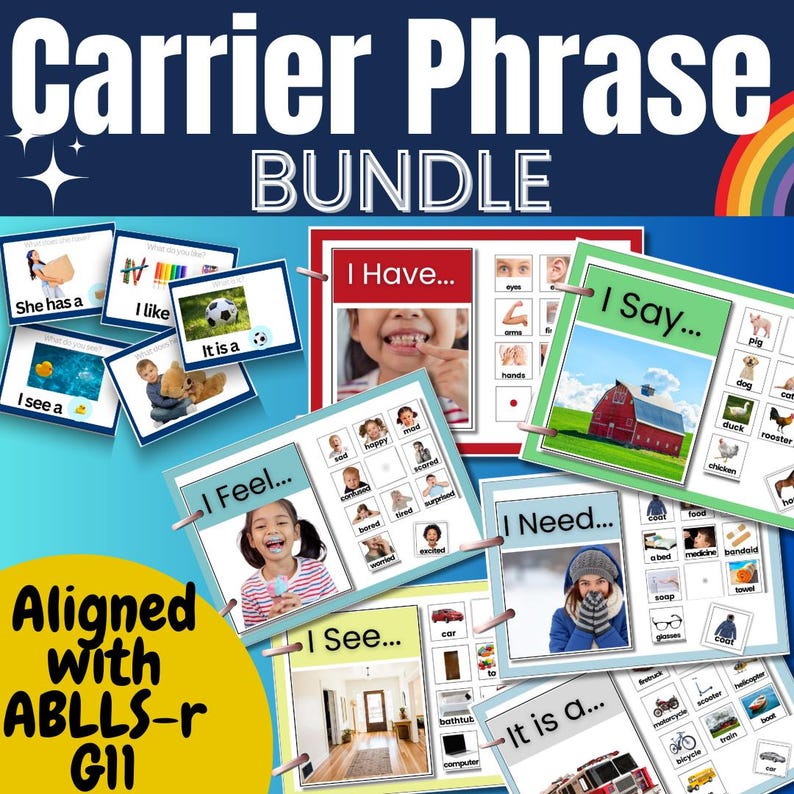 Use Carrier Phrases Bundle Aligned W Ablls-r G11 Label Using Carrier ...