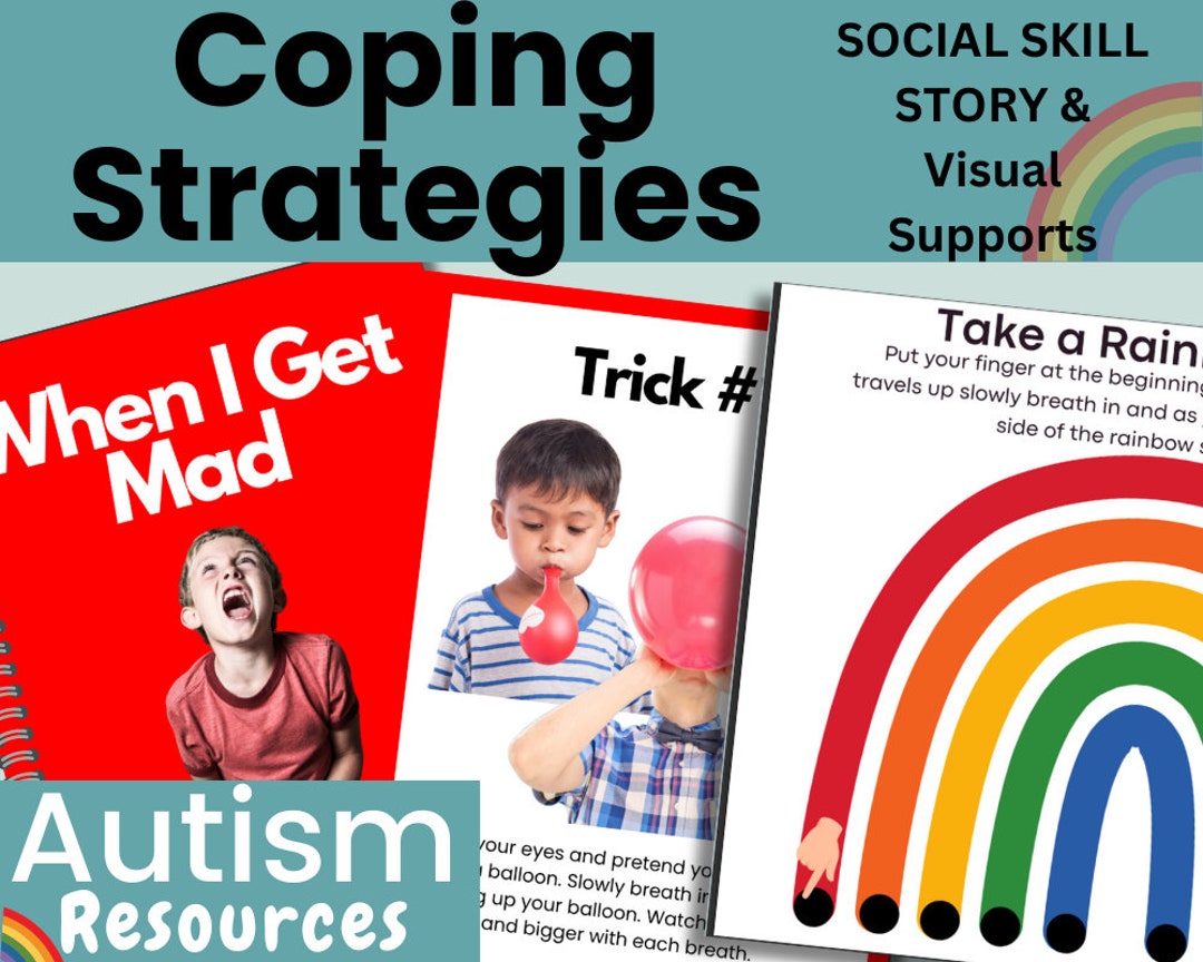 When I Get Mad Autism Social Skill Story & Visuals to Teach Coping ...