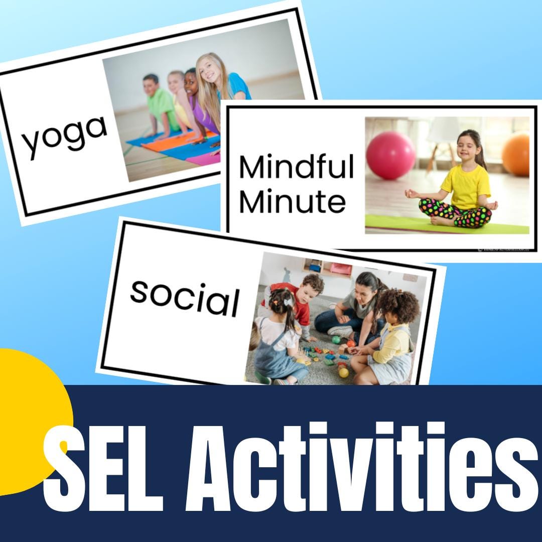 Editable Preschool Kindergarten Autism Class Visual Schedule With ...