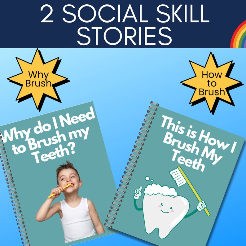 Autism Brushing Teeth Bundle: Social Stories & Brush Teeth Activities ...