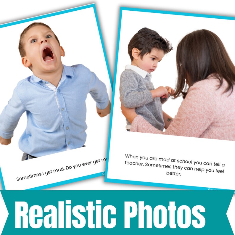 When I Am Mad at School Autism Social Skill Story Coping Skills When ...