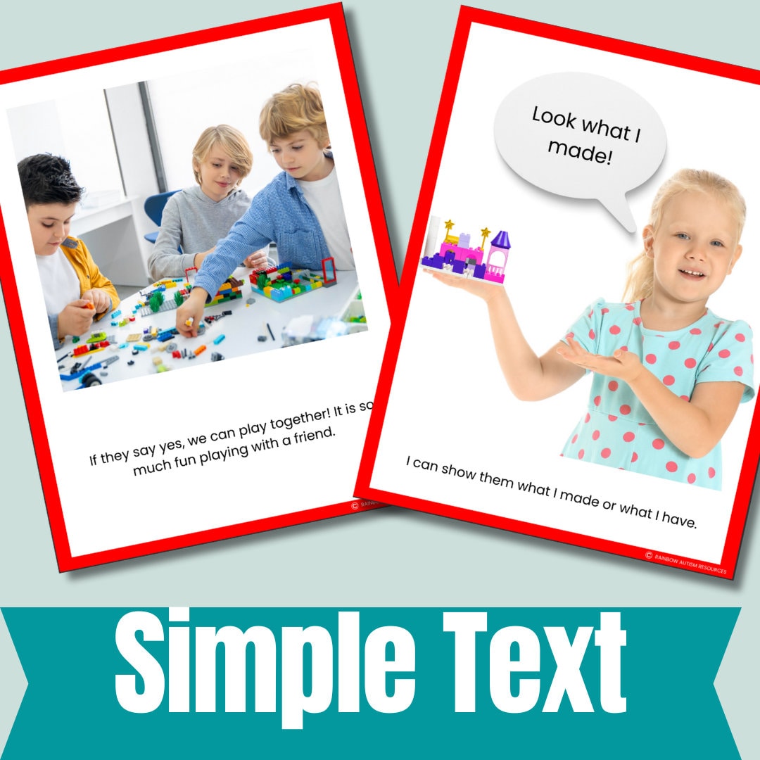 Being a Good Friend Autism Social Skill Story How to Be a Friend Social ...