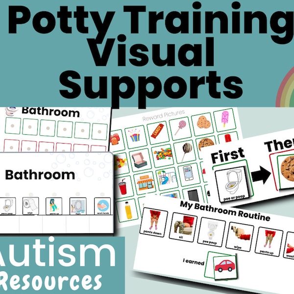 Toilet Training Visual Support - Etsy
