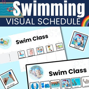 Swim Bundle Swimming Water Safety Social Skill Stories Pool Visual ...