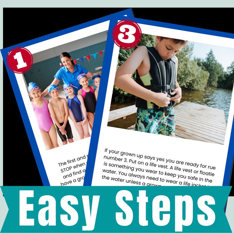 Water Rules Water Safety Social Skills Story for Children With Autism ...