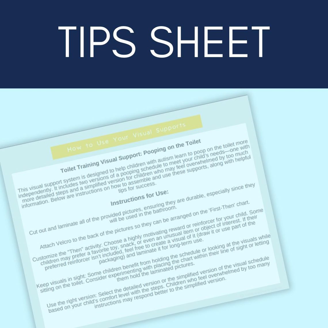 Autism Potty Training Visual Supports: Poop in Toilet Schedule (digital ...