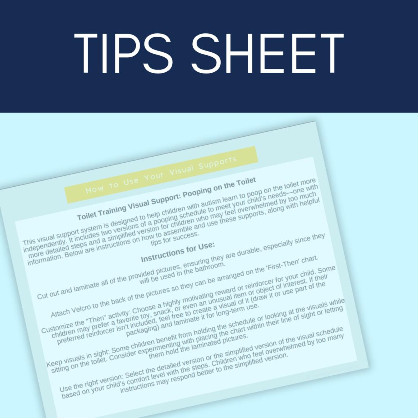 Autism Potty Training Visual Supports: Poop in Toilet Schedule (digital ...