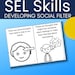 Say or Think Social Filter Mini Coloring Book for Autism SEL Skills - Etsy