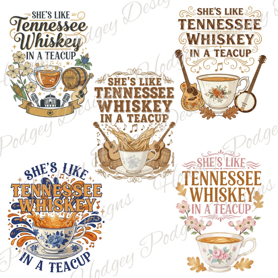 Whiskey PNG Bundle, Tennessee Southern Sublimation (digital Download ...