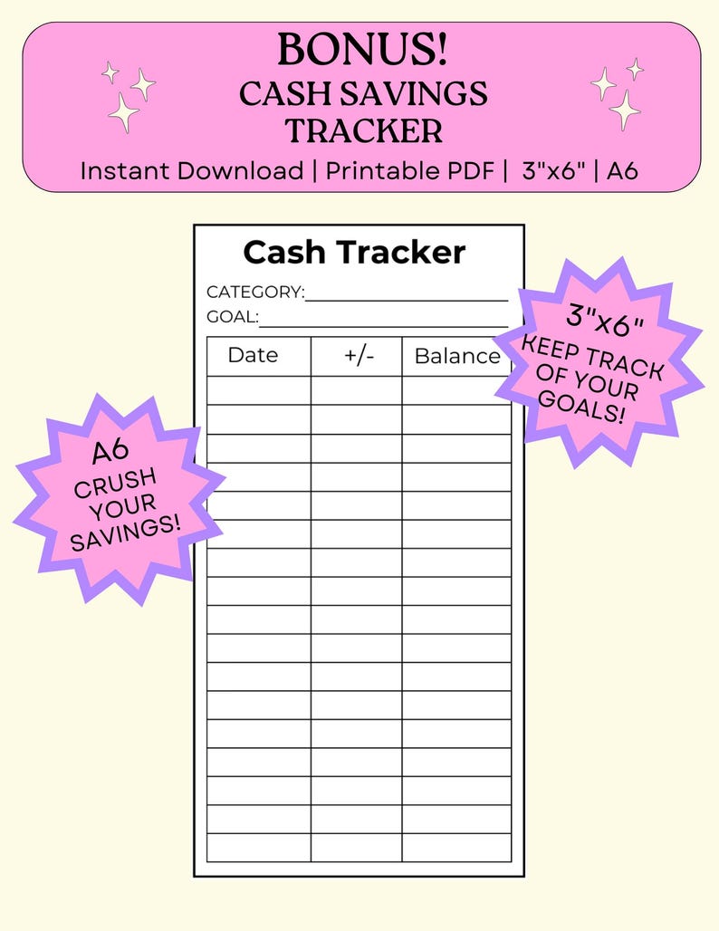 300 Savings Challenge | Printable Savings Tracker | Digital Download ...