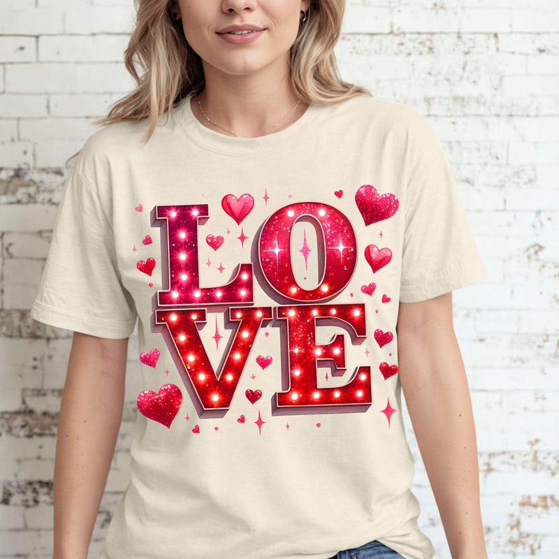 Love Tshirt - Etsy