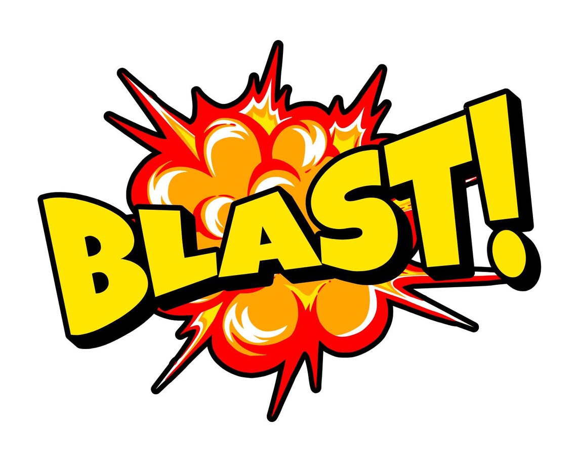 Comic Action Word Cutout PNG, SVG Format, Pop Art Comic Style Action ...